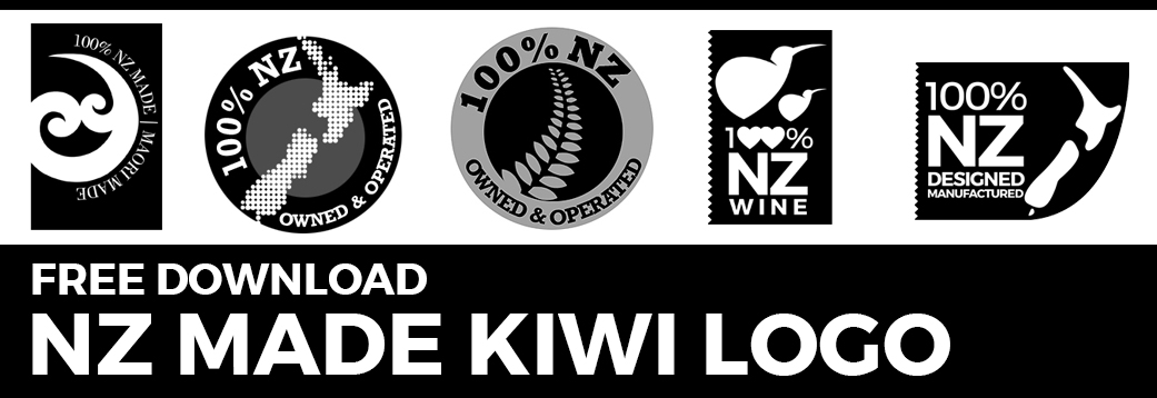 Download Free NZ Made Kiwi Logo : Think Local Go Local